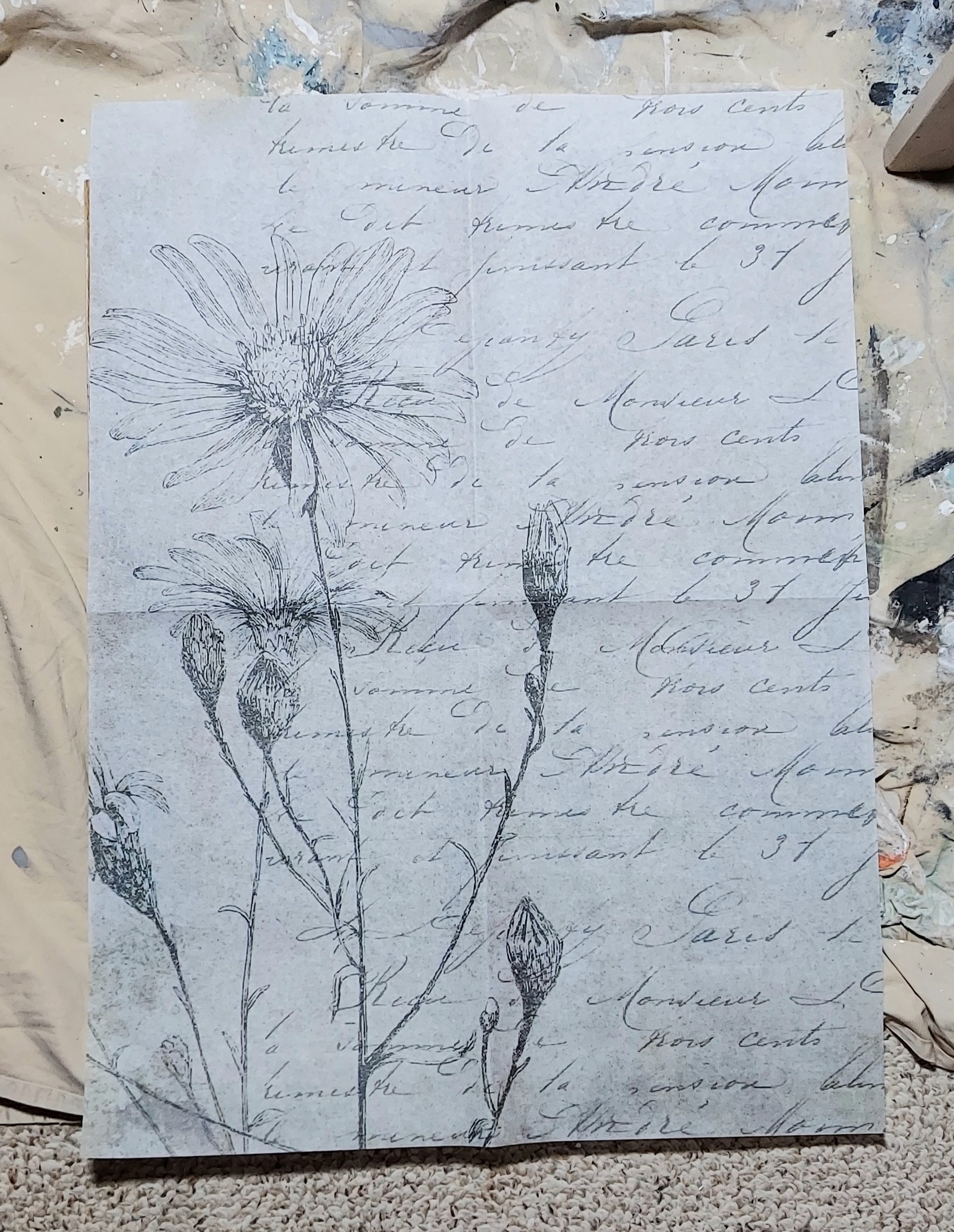 Tissue Decoupage – This Works! – Charm & Grit Home